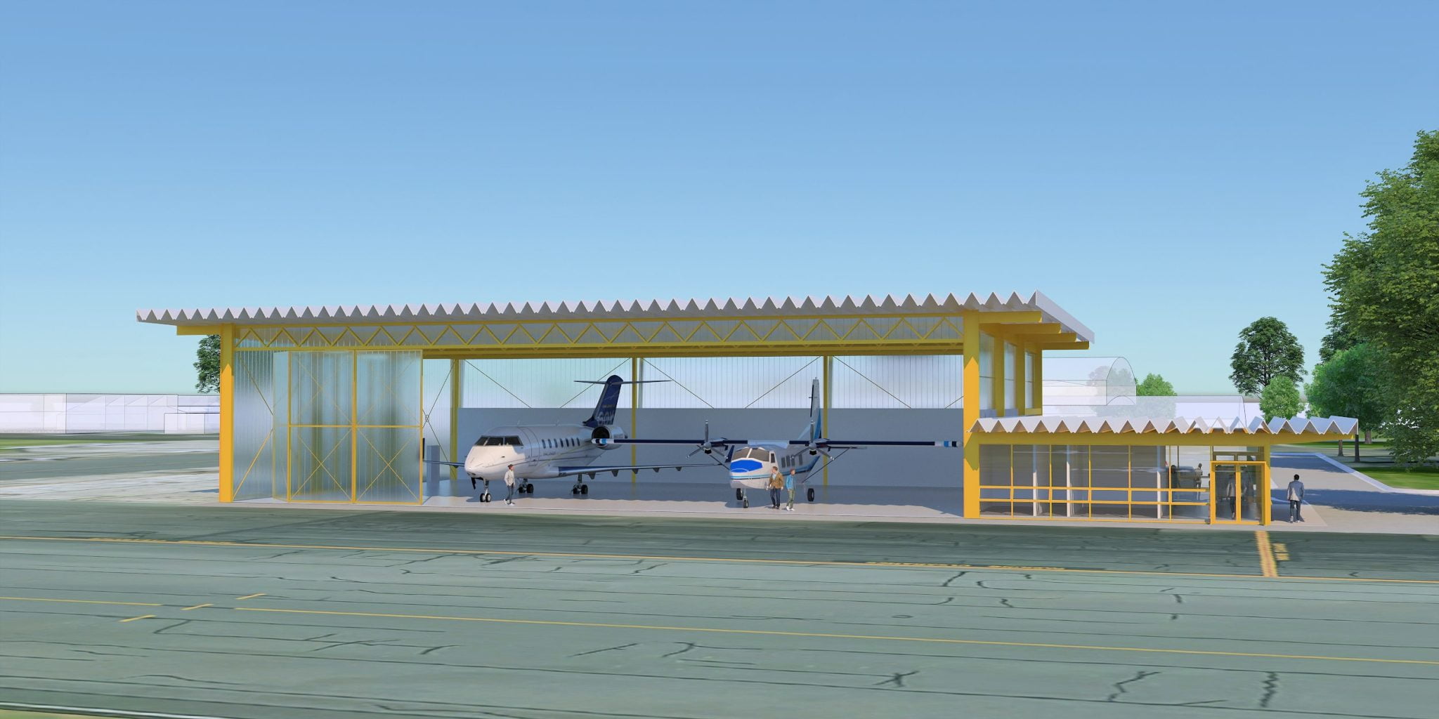 Site 13 & 14 Executive Hangar - Misho+Associates